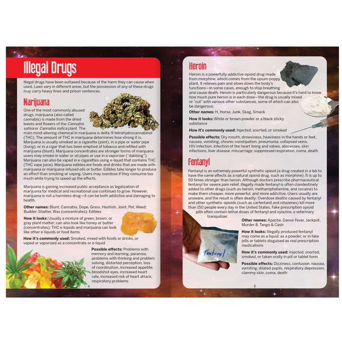 Substance Abuse Drug ID Guide Booklet | Health Edco