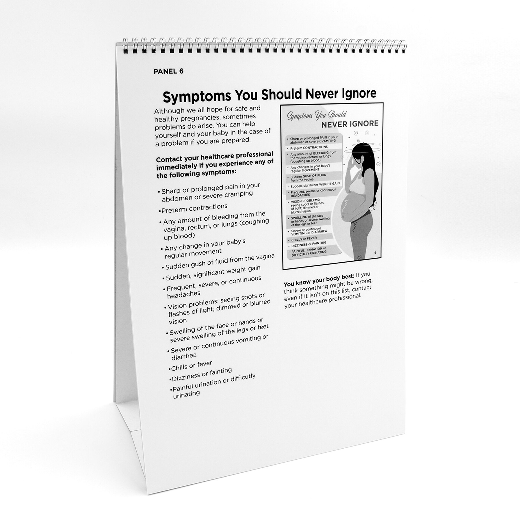 Prenatal Care Educational Flip Chart | Childbirth Graphics