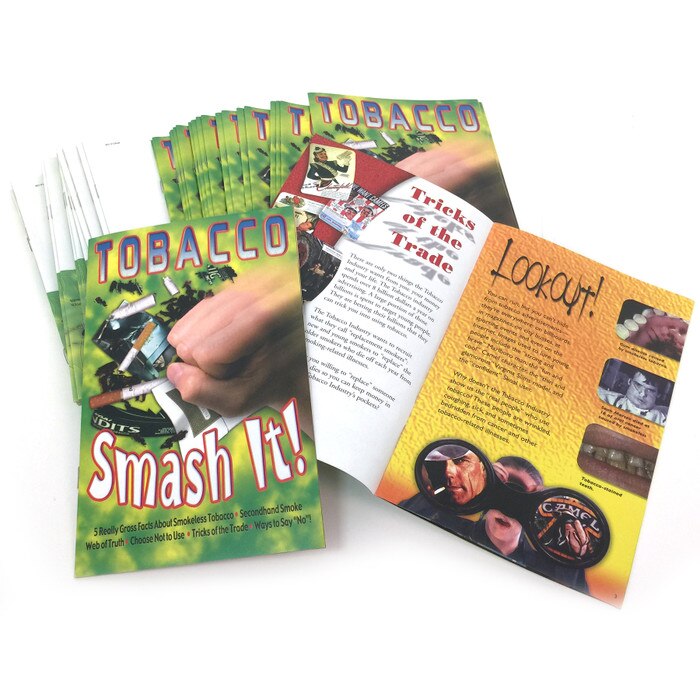 Tobacco Smash It Booklet (Package Of 100) | Health Edco