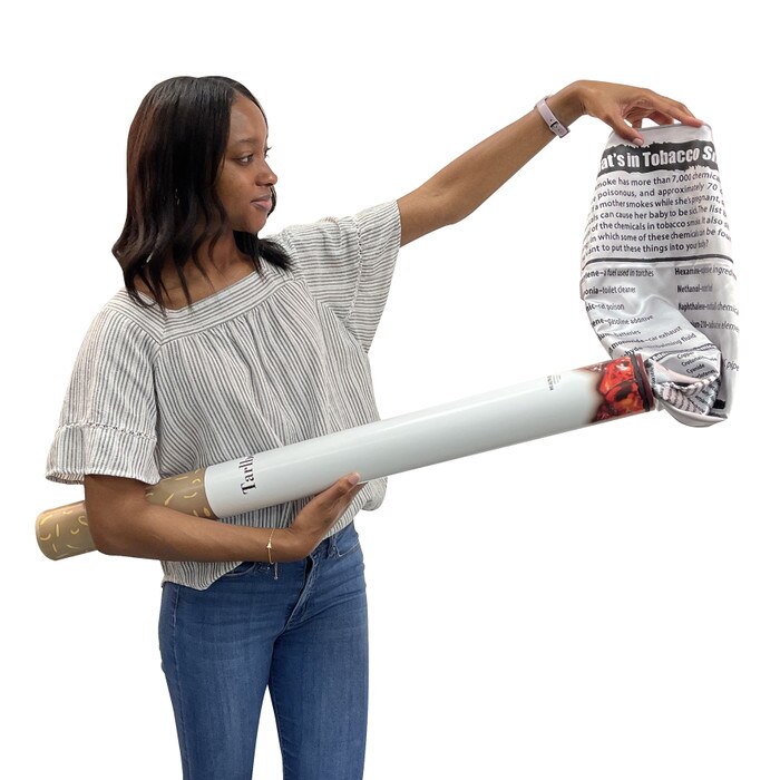 Giant Cigarette Model & Educational Banner | Health Edco