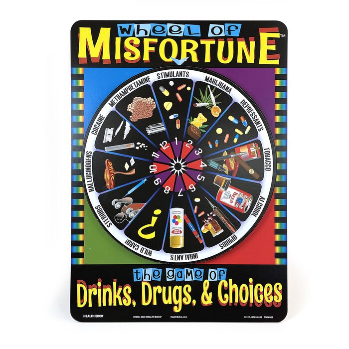 Wheel Of Misfortune Drug Education Game | Health Edco