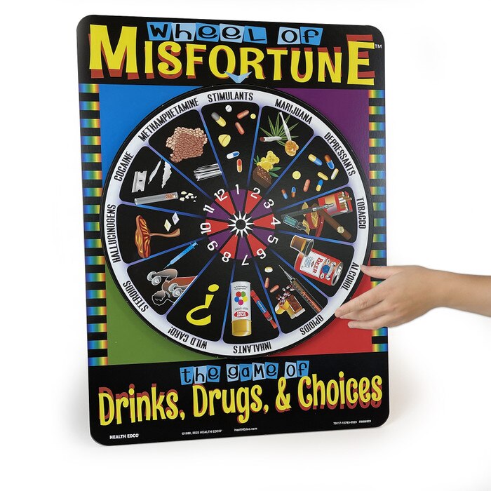 Wheel Of Misfortune Drug Education Game | Health Edco