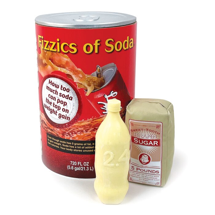 Fizzics Of Soda Display For Health Education | Health Edco